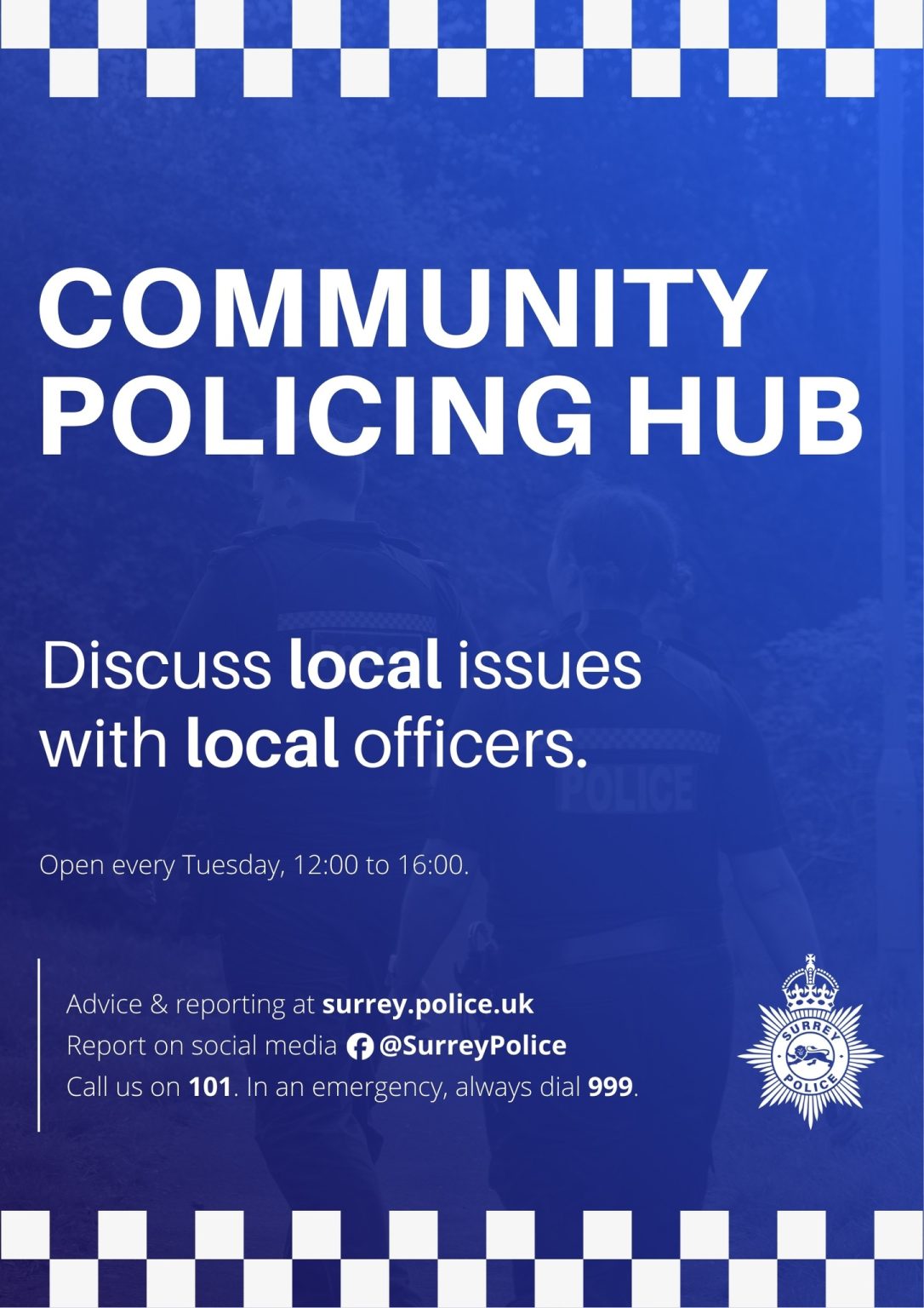 Surrey Police Opens Community Policing Hub - Ash Parish News